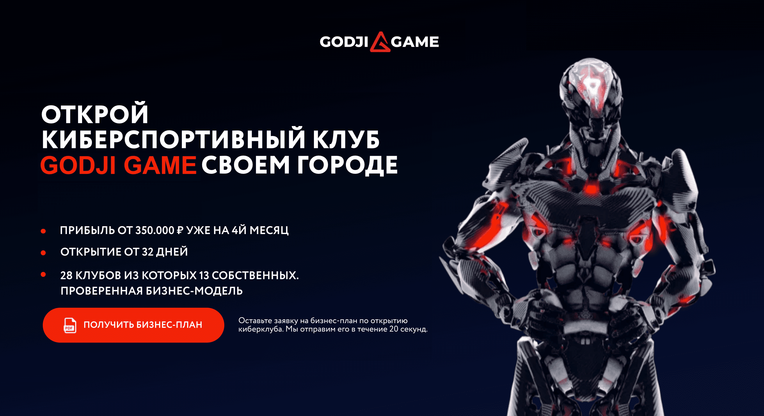 Франшиза киберспортивного клуба Godji Game