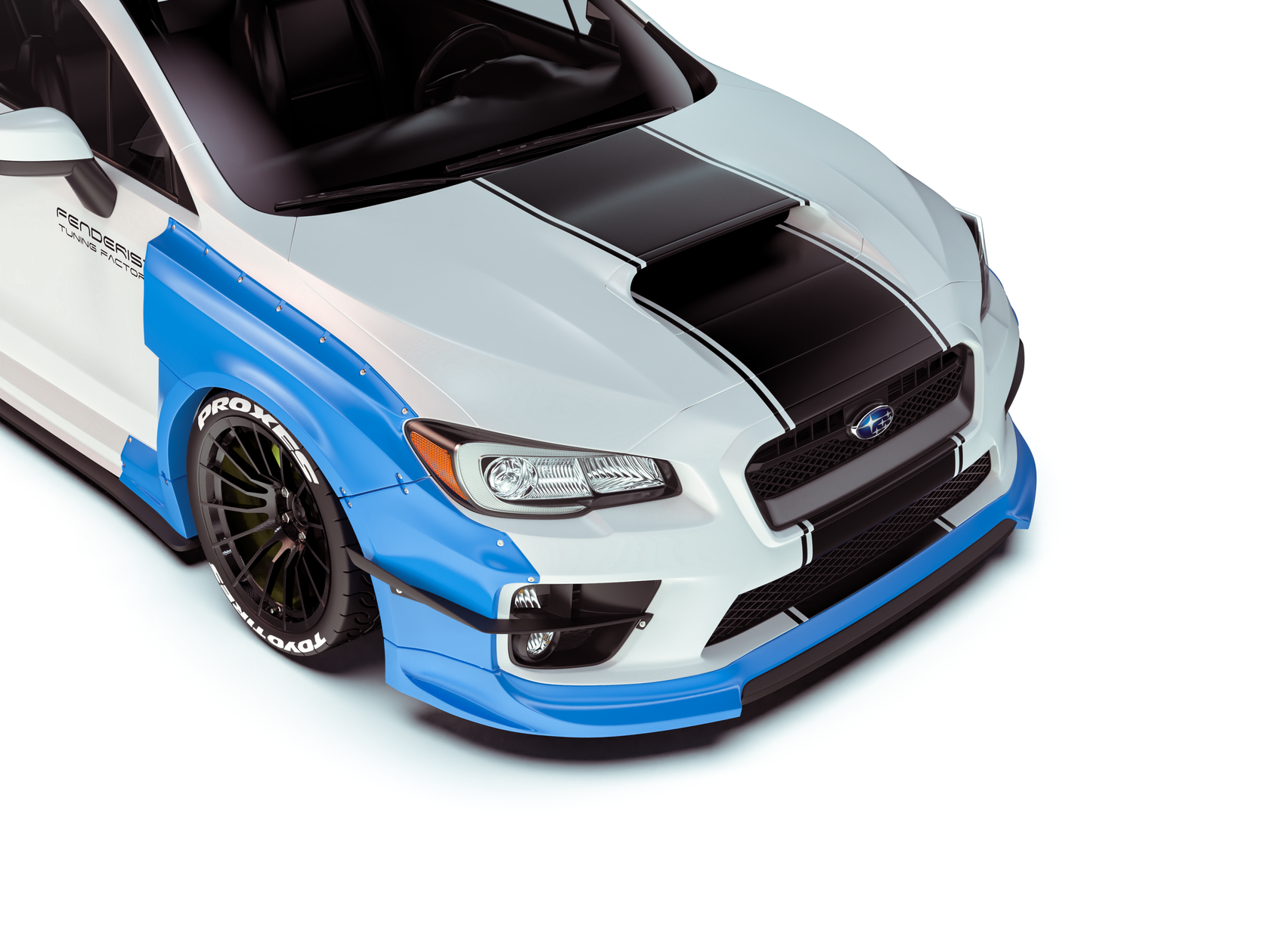 Full URBAN-R ver 2 kit / WIDE BODY KIT Subaru Impreza WRX STI 14-17