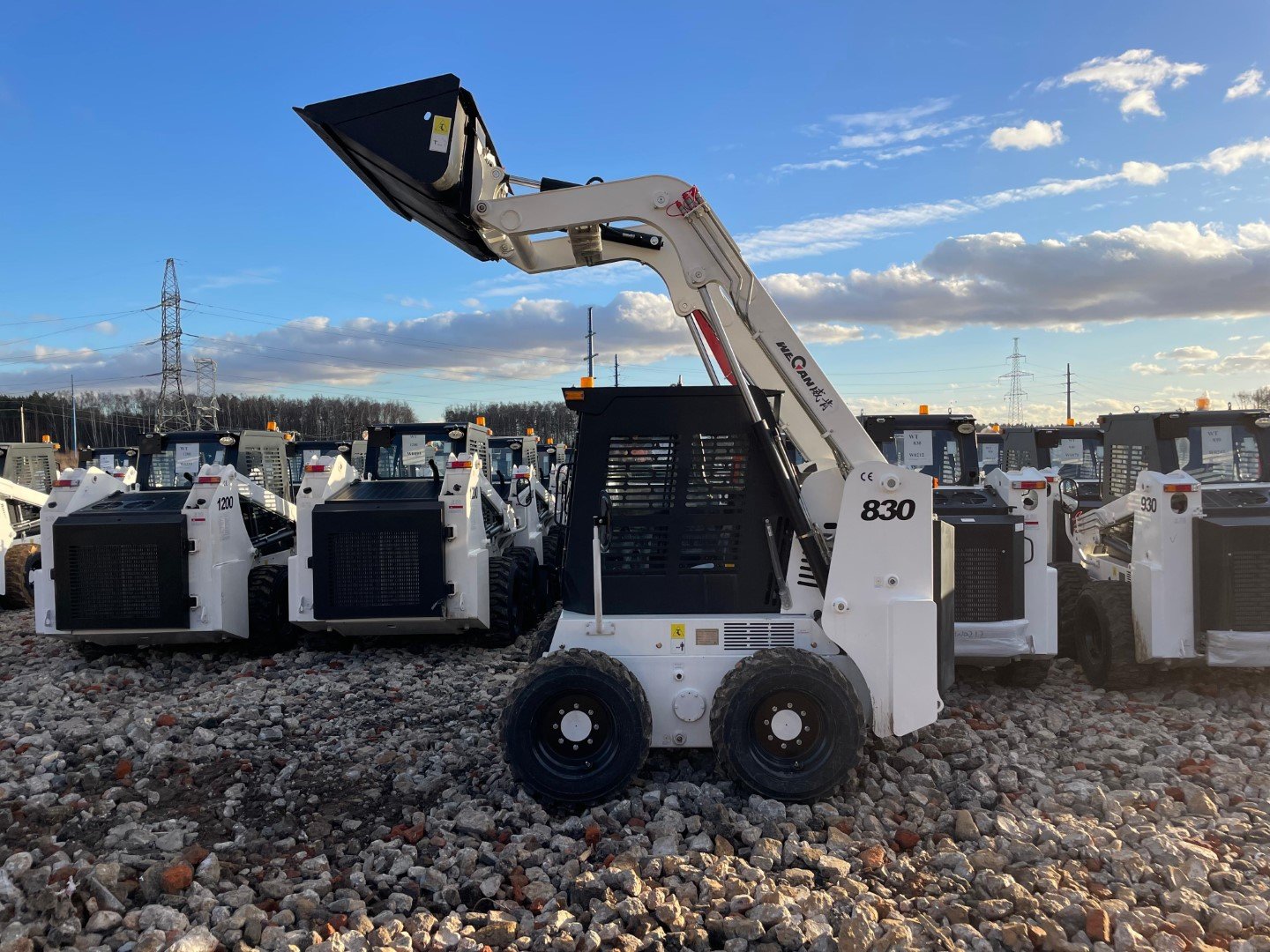 Продажа мультифункциональных погрузчиков с бортовым поворотом WECAN