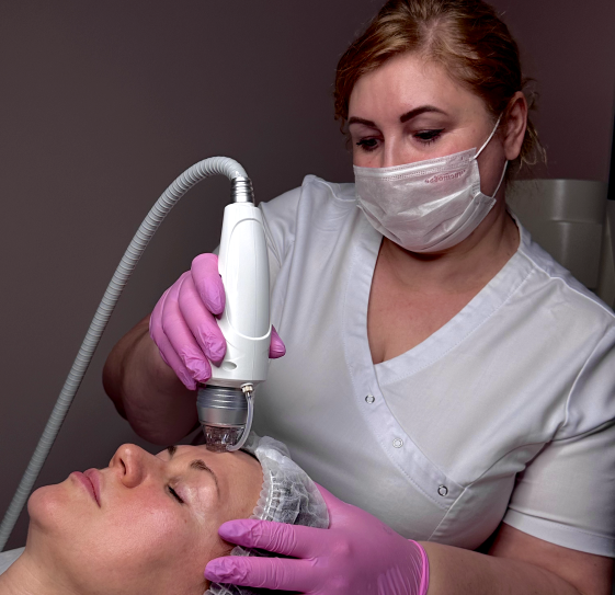 Вакуумный микроигольчатый РФ лифтинг INUS