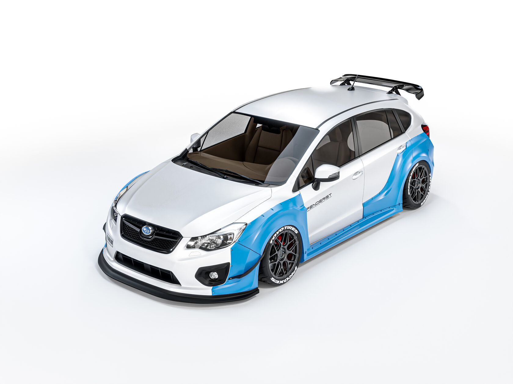 FENDERIST SPEC S Full kit / WIDE BODY KIT Subaru Impreza 11-14
