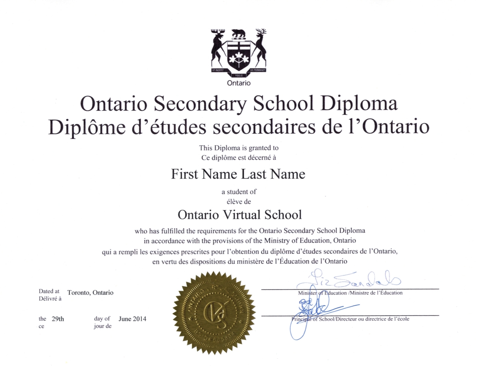 DIPLOMA