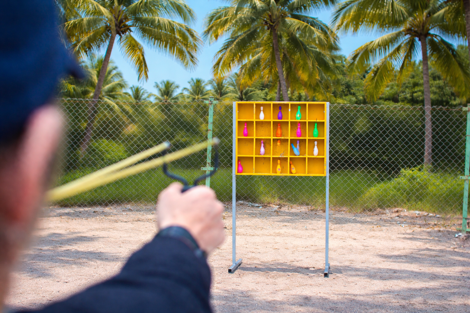 Rent Slingshot Shooting Range for Events in Dubai | Lets Fun!