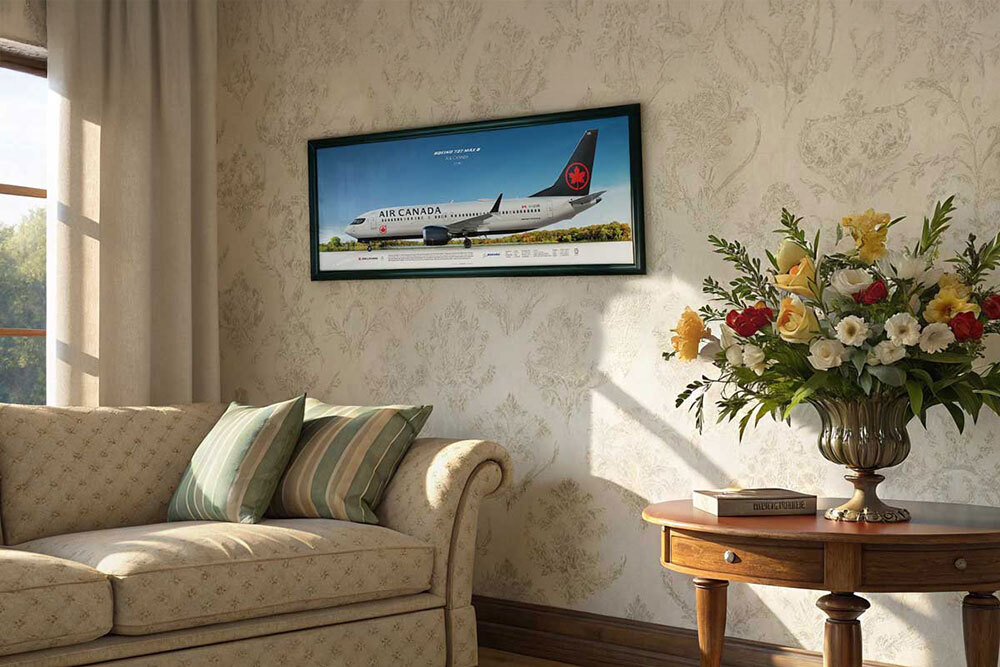 Airliner Profile Scenic Posters | Gift for Pilots | Aviaposter