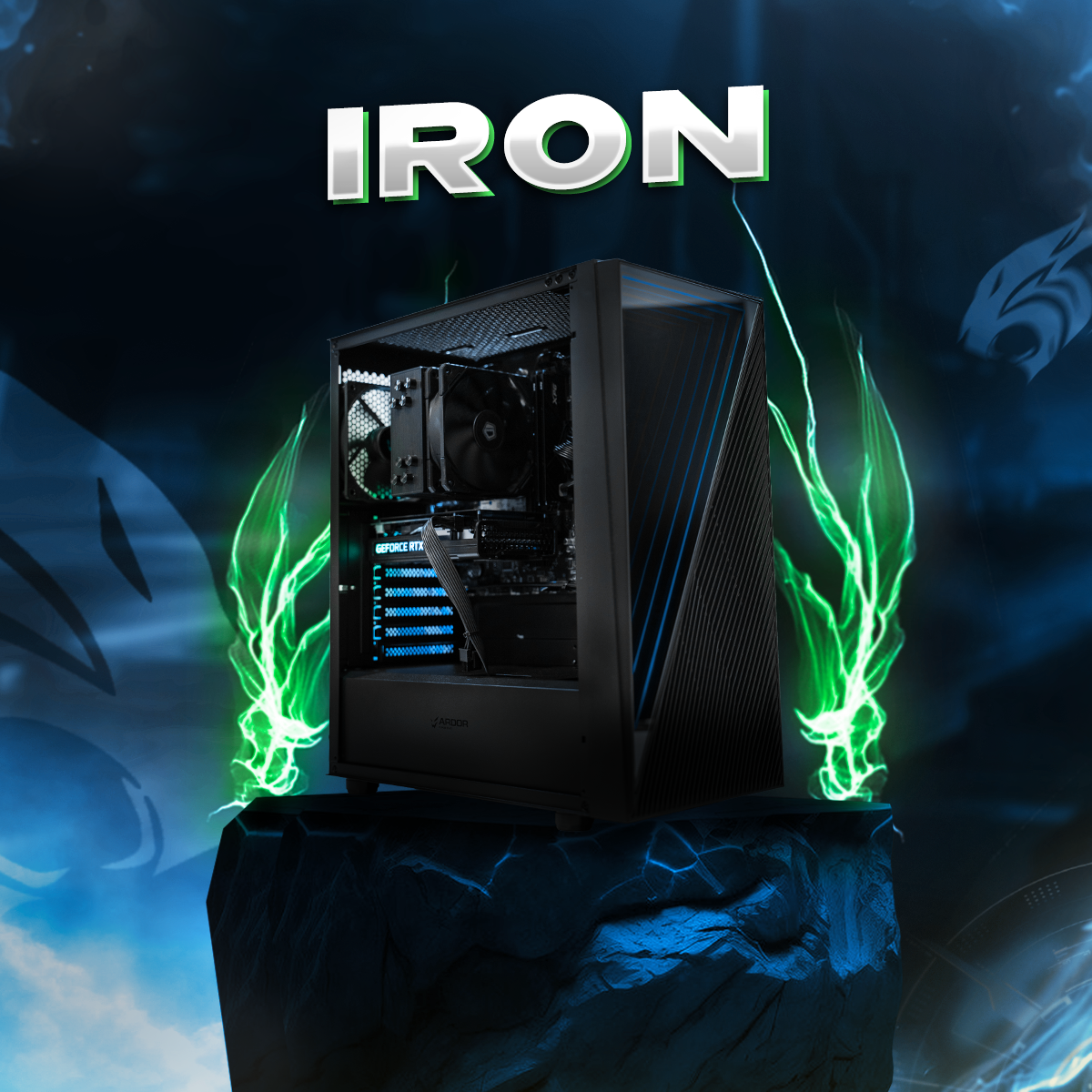 Игровой компьютер COMPSHOP IRON купить с доставкой