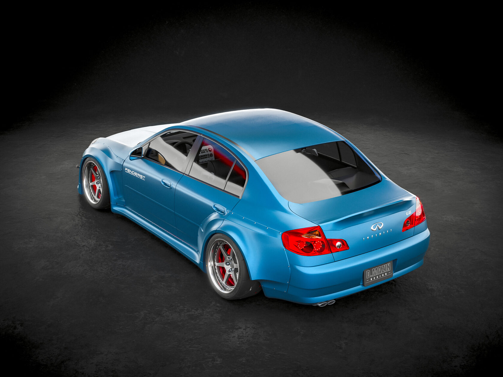 Fender Flares Street Set / WIDE BODY KIT INFINITI G35 / NISSAN SKYLINE ...