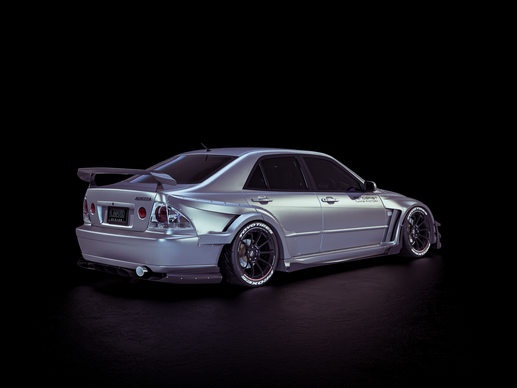 Full FENDERIST SPEC R GRIP kit / WIDE BODY KIT TOYOTA ALTEZZA / LEXUS ...