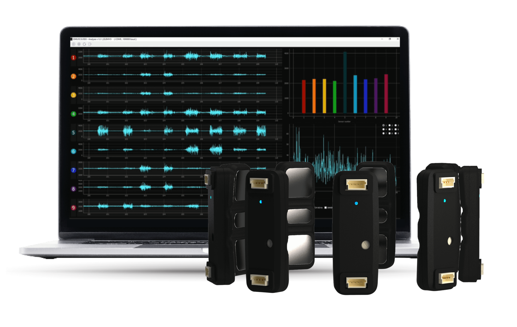 Elemyo - sensors and systems for EMG signal registration