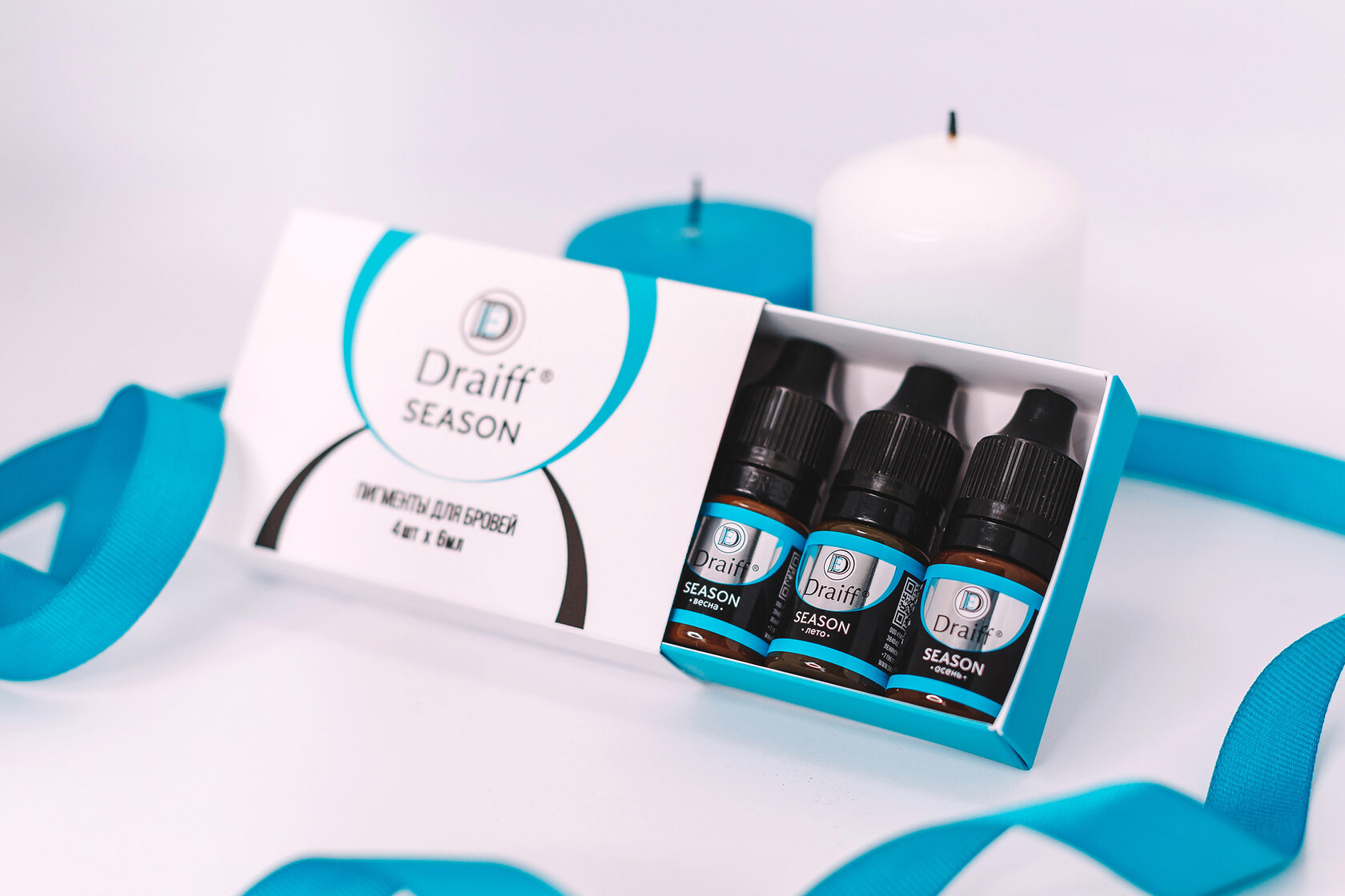 Пигменты для бровей DRAIFF MIX