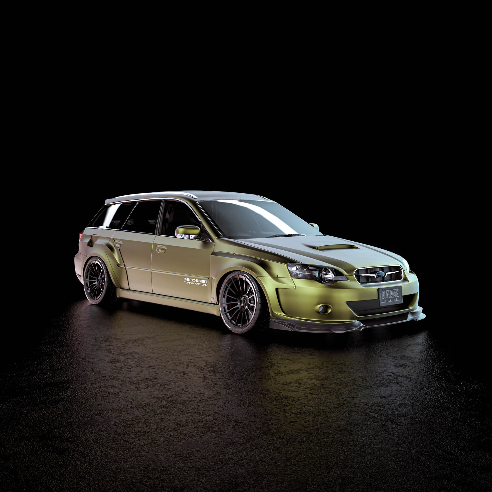 Front splitter SUBARU Legacy Wagon Type B 03-06