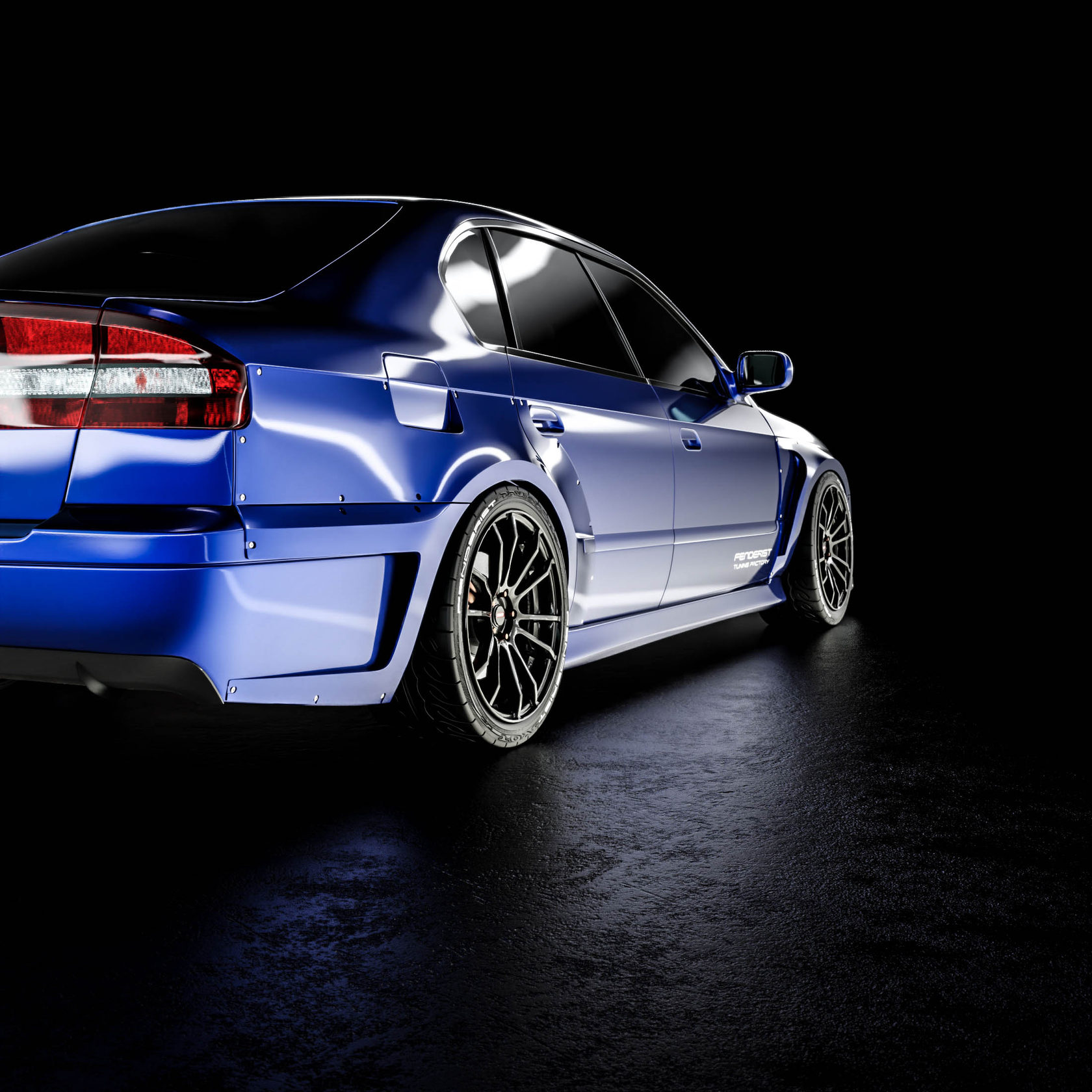 FENDERIST SPEC S Fender Flares Set / WIDE BODY KIT SUBARU Legacy B4 98-01