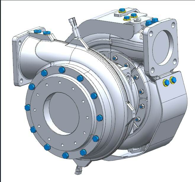 Турбокомпрессор второй ступени ABB Turbo Systems TPR48-F76