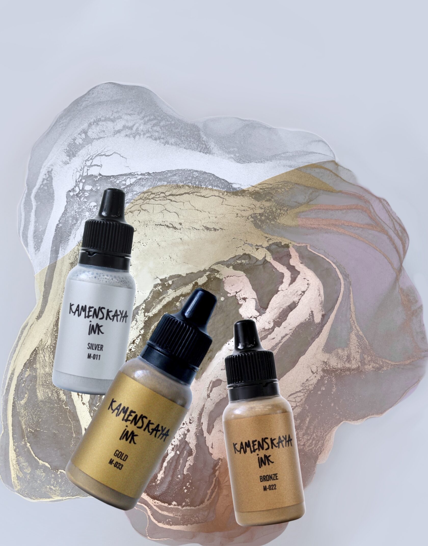 KAMENSKAYA alcohol inks and other materials for modern art