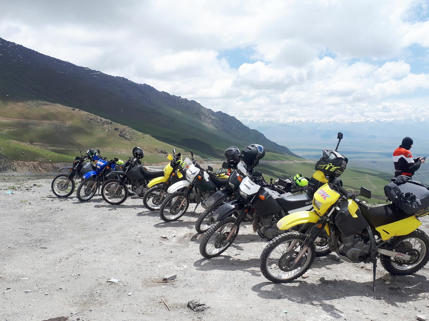 Motorcycle motorbike rental in Bishkek Kyrgyzstan