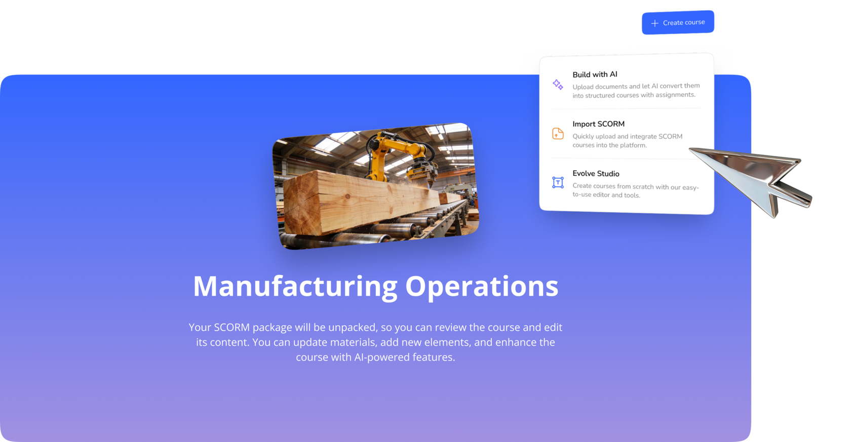 Evolve - AI-Native Training Platform for High-Impact Learning
