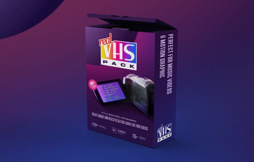 Real VHS Pack — Buy today unique pack for After Effects