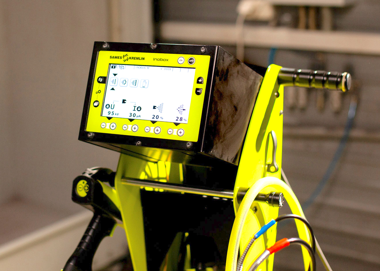 Купить установку нанесения порошковой краски SAMES