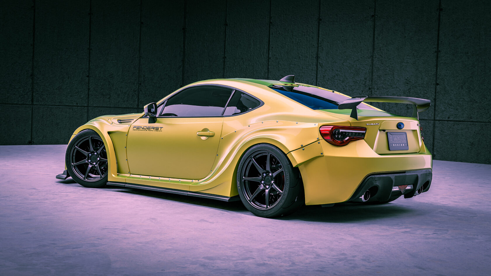 FENDERIST SPEC S FENDER FLARES SET / WIDE BODY KIT SUBARU BRZ 2017-2020