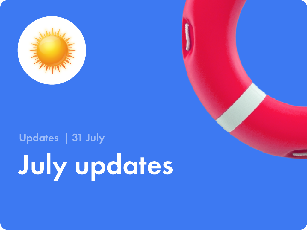 July 2023 updates