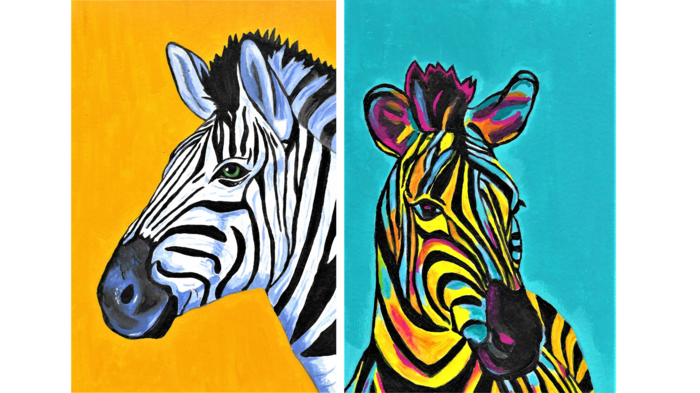 Zebra Pop Art - Painting Workshop for Beginners | ArtZone - Art Studio ... Zebra Pop Art - Painting Workshop for Beginners | ArtZone - Art Studio ...