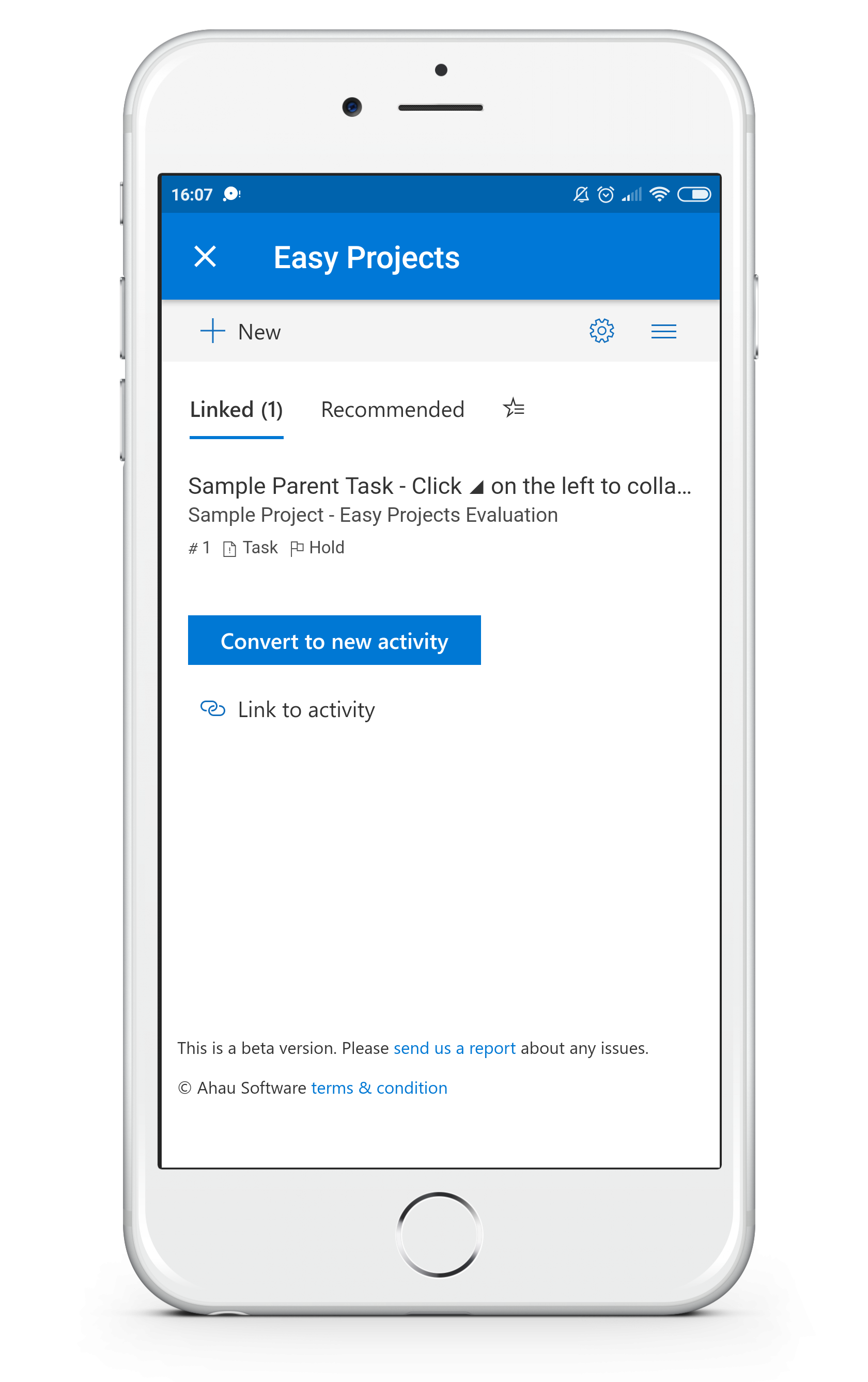 Easy Projects Outlook Add-In for Office 365