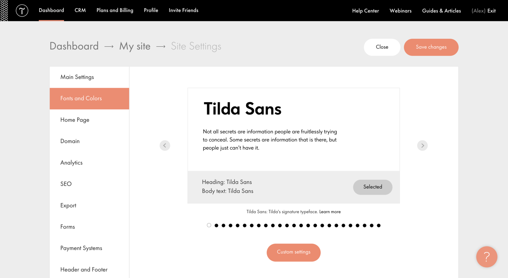 Tilda Sans Typeface