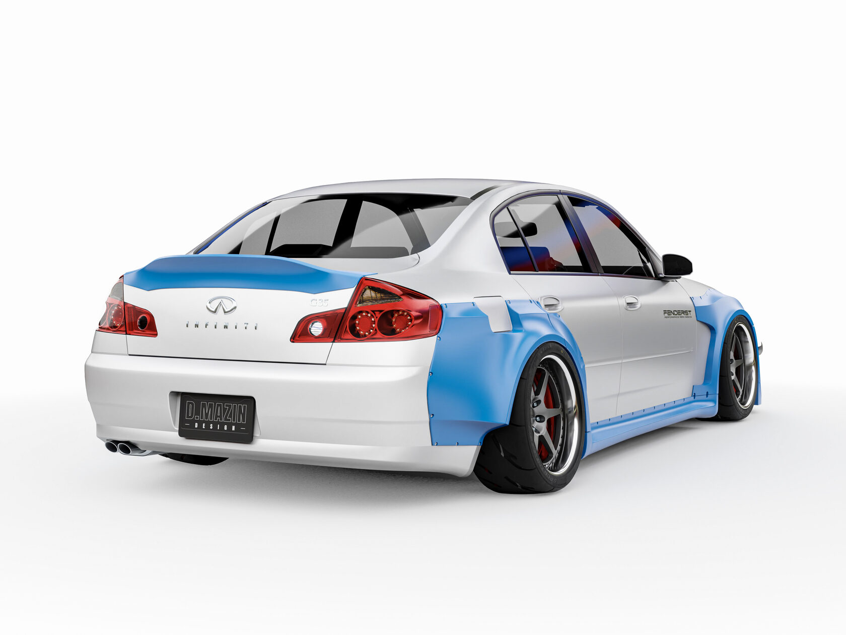 FENDERIST SPEC S Full Set / WIDE BODY KIT INFINITI G35 / NISSAN SKYLINE ...