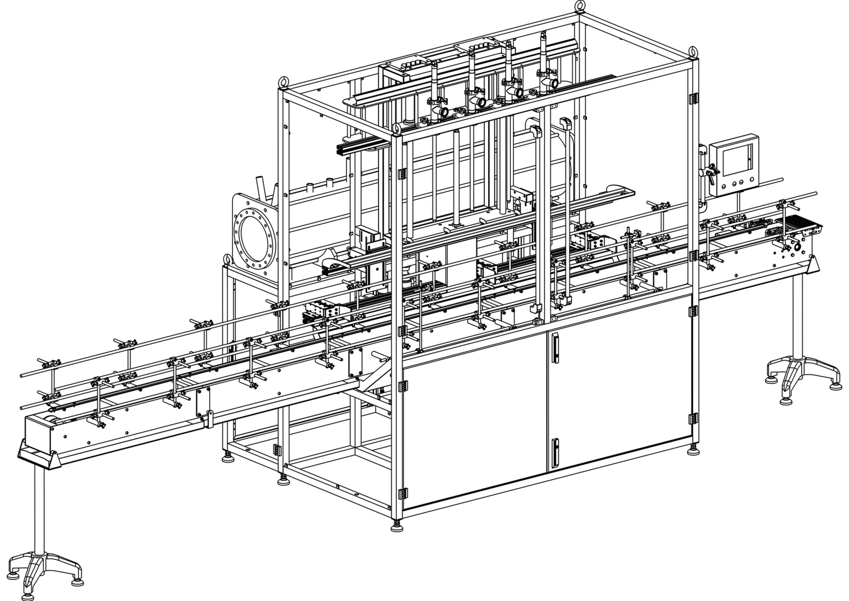 Automatic filling unit
