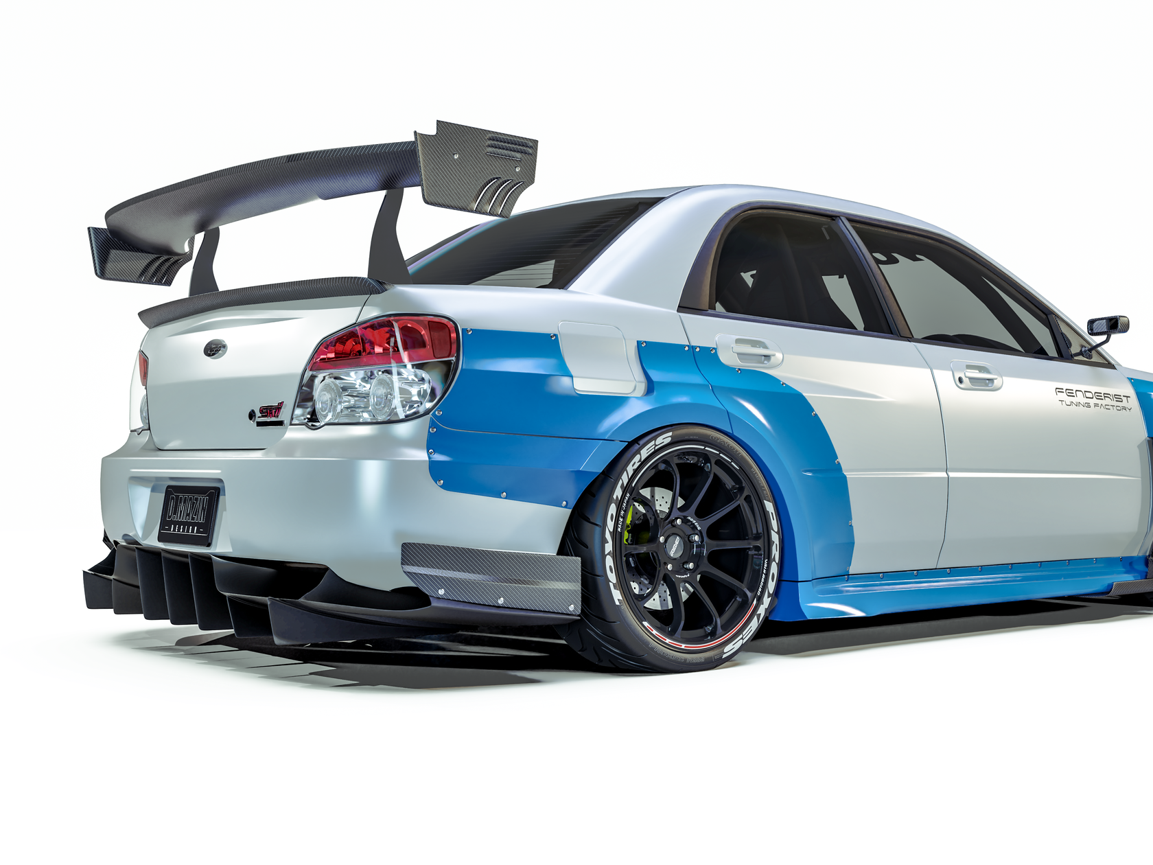 FENDERIST SPEC R Full Set ver 2.0 / WIDE BODY KIT SUBARU IMPREZA WRX (GDA) / WRX STI (GDB) 05-07
