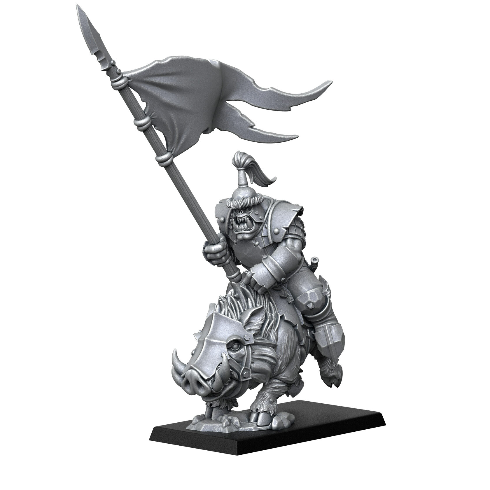Orc Boar Rider Standard Bearer