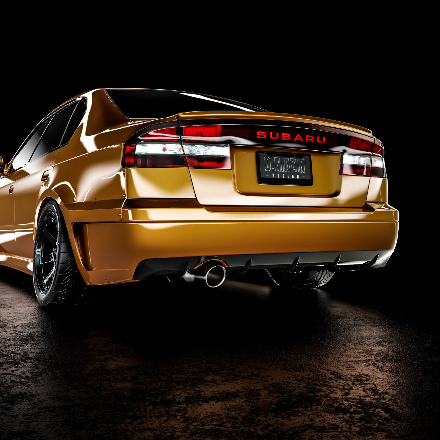 FENDERIST SPEC S Fender Flares Set / WIDE BODY KIT SUBARU Legacy B4 01-03