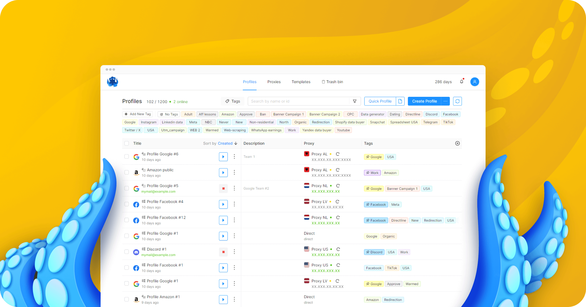Octo Browser — Navegador Multilogin e Antidetect