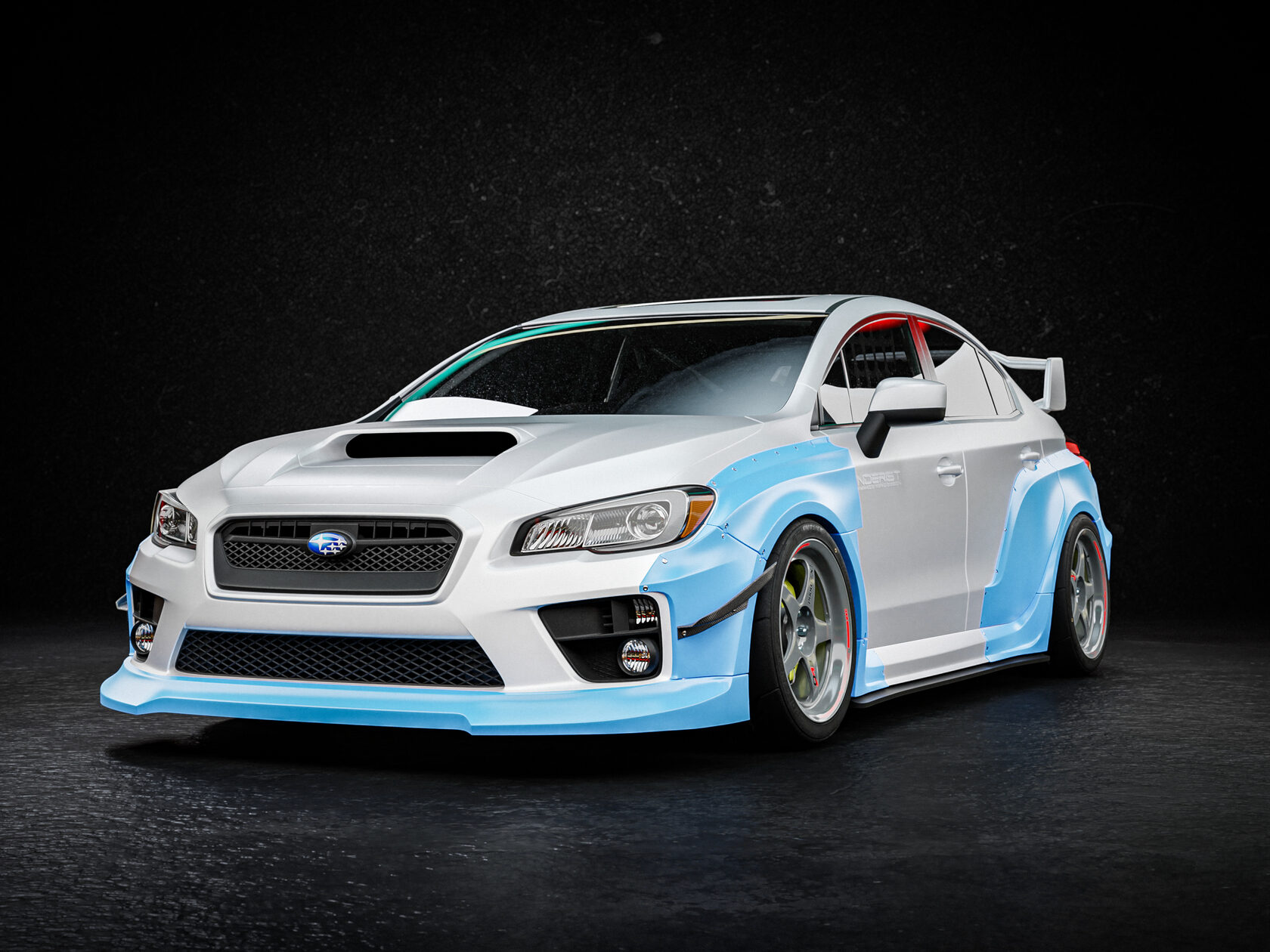 Full FENDERIST SPEC S kit / WIDE BODY KIT Subaru Impreza WRX STI 14-17