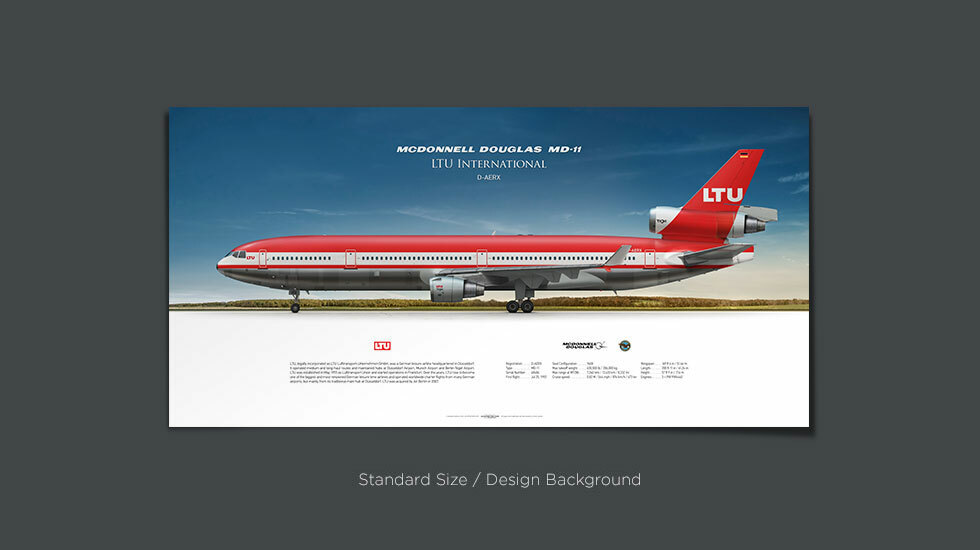 LTU McDonnell Douglas MD-11 D-AERX | Aviaposter