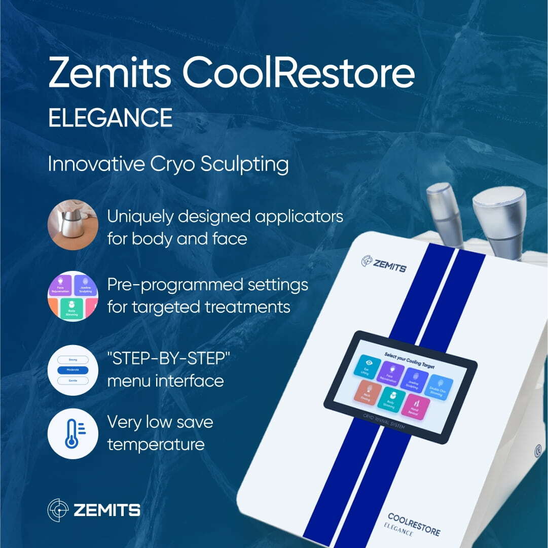Zemits CoolRestore Elegance Innovative Cryo Sculpting machine for Sale ...