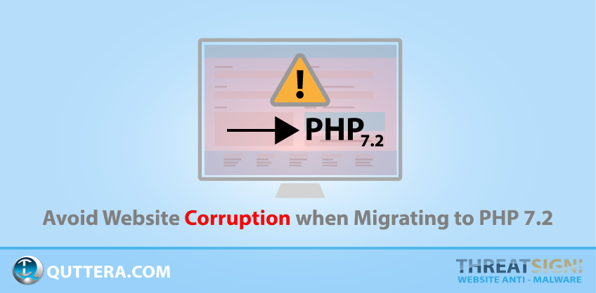Avoid Website Corruption when Migrating to PHP 7.2