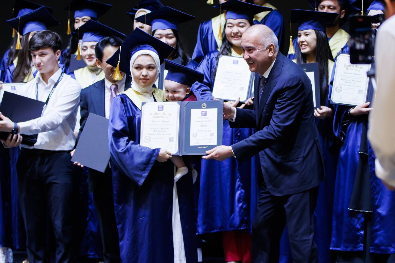 Central Asian University Celebrates Its Inaugural Graduation Ceremony