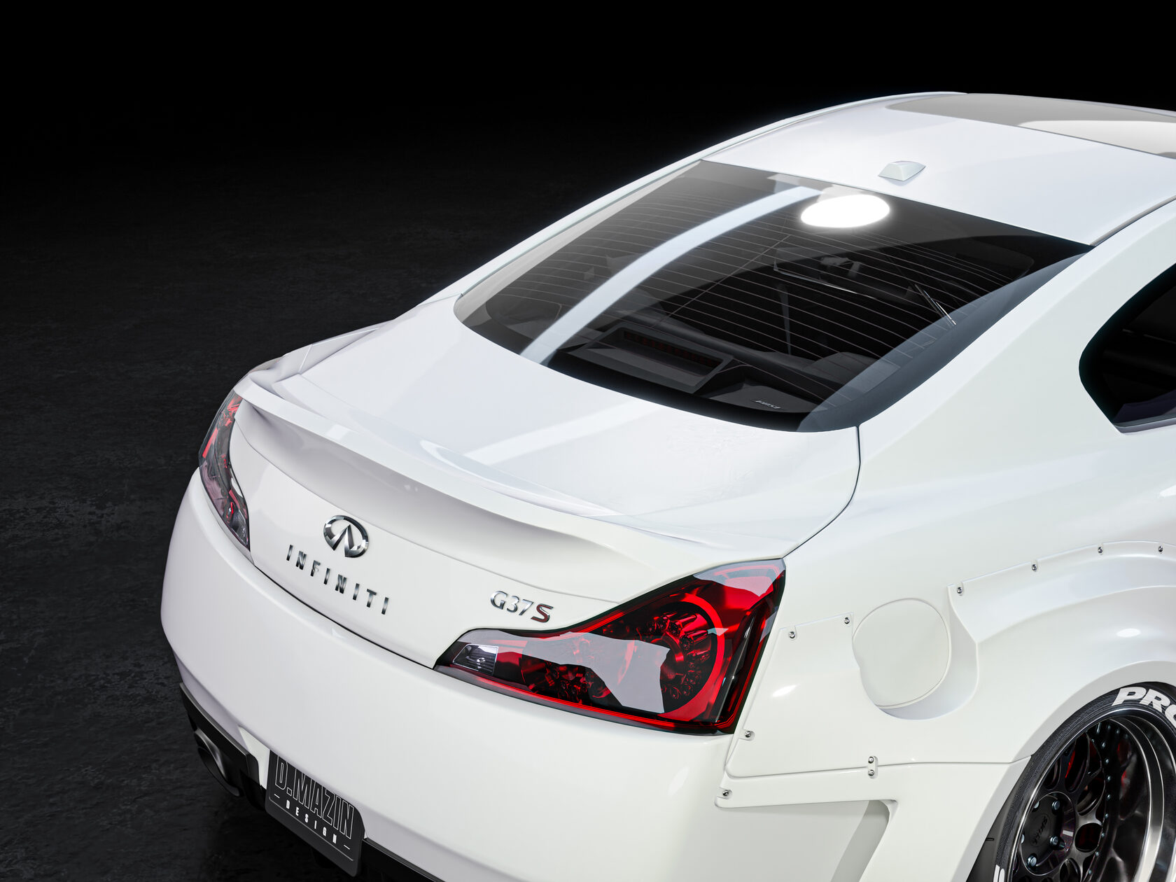 FENDERIST SPEC S Fender Flares Set / WIDE BODY KIT INFINITI G37 COUPE ...