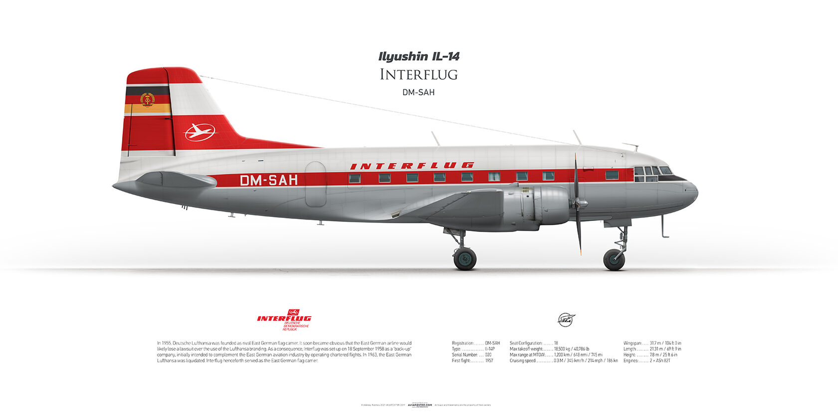 Posters Gallery | Aviaposter | Unique profile prints