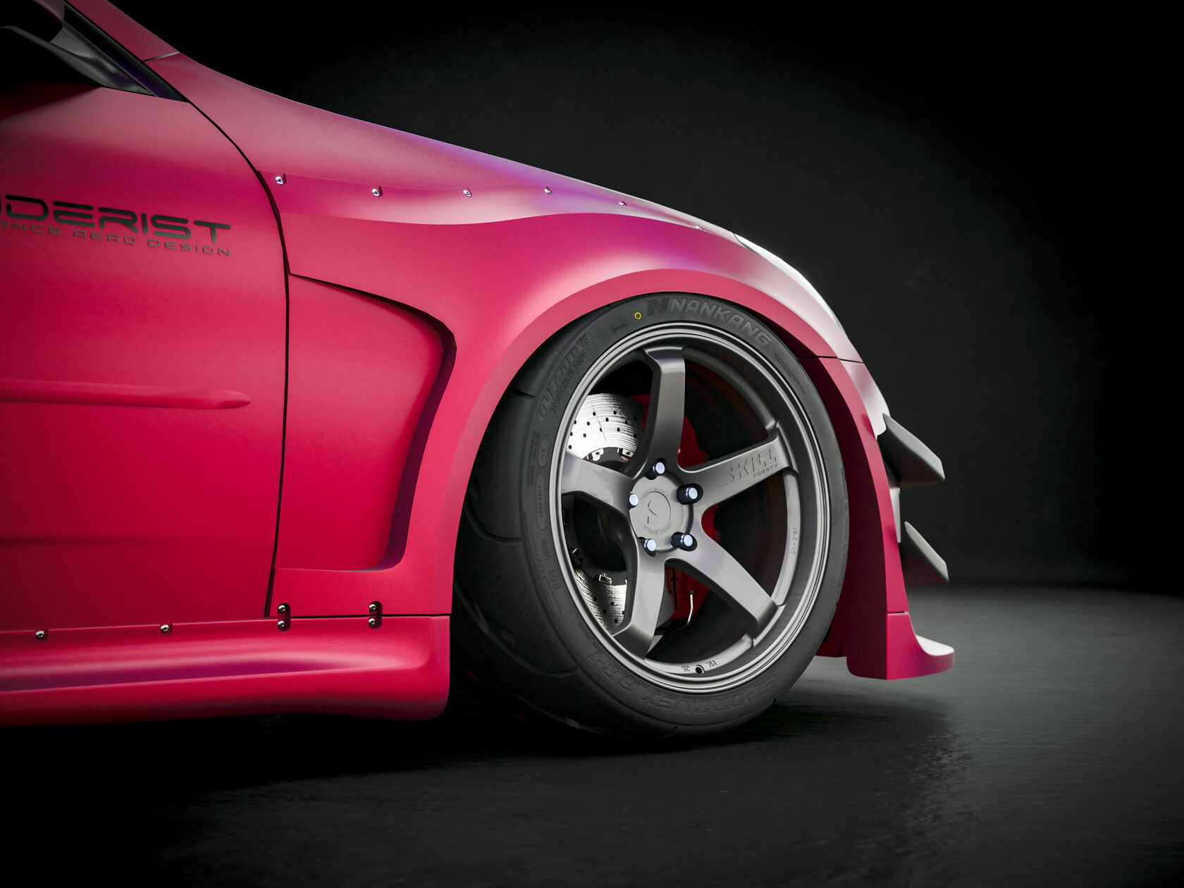 FENDERIST SPEC S Fender Flares Set / WIDE BODY KIT INFINITI G35 ...