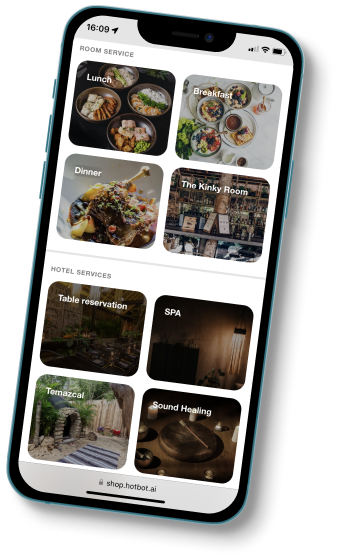 Hotbot.ai — Manage sales of hotel services online