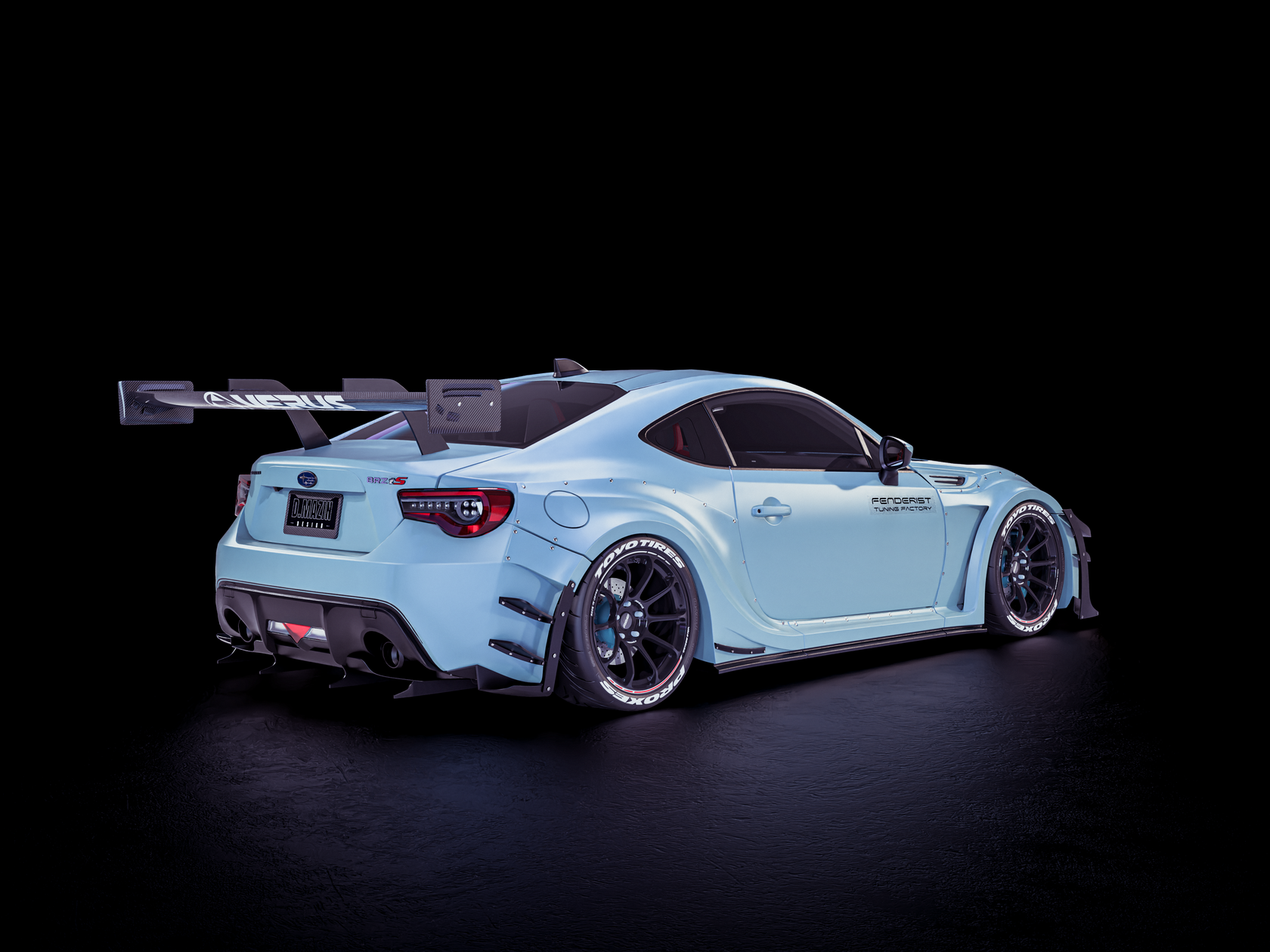 Full FENDERIST SPEC R kit / WIDE BODY KIT SUBARU BRZ 2017-2020