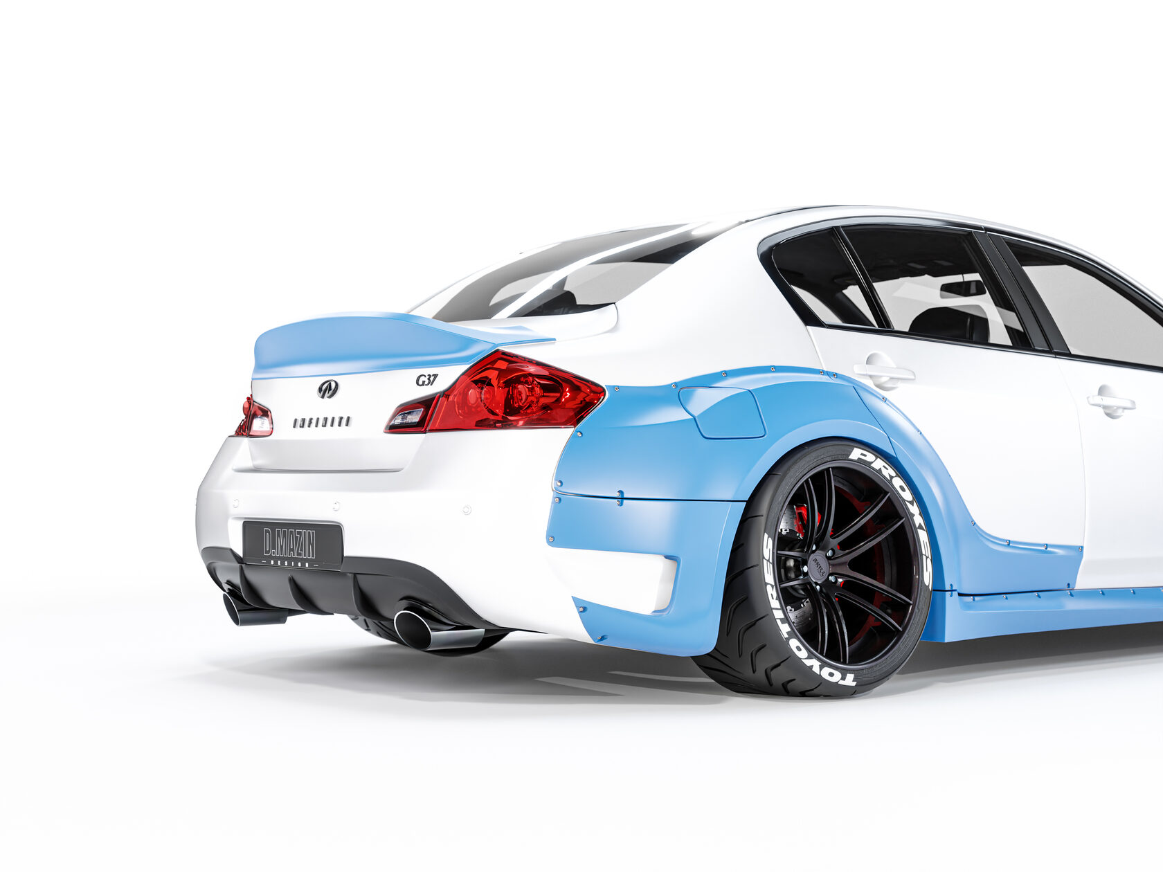 Full Street Set / WIDE BODY KIT INFINITI G37 / NISSAN SKYLINE V36 2007-2010