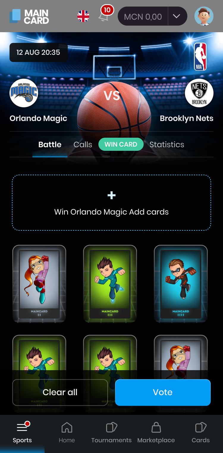 Maincard - Future of Fantasy Management in Sports
