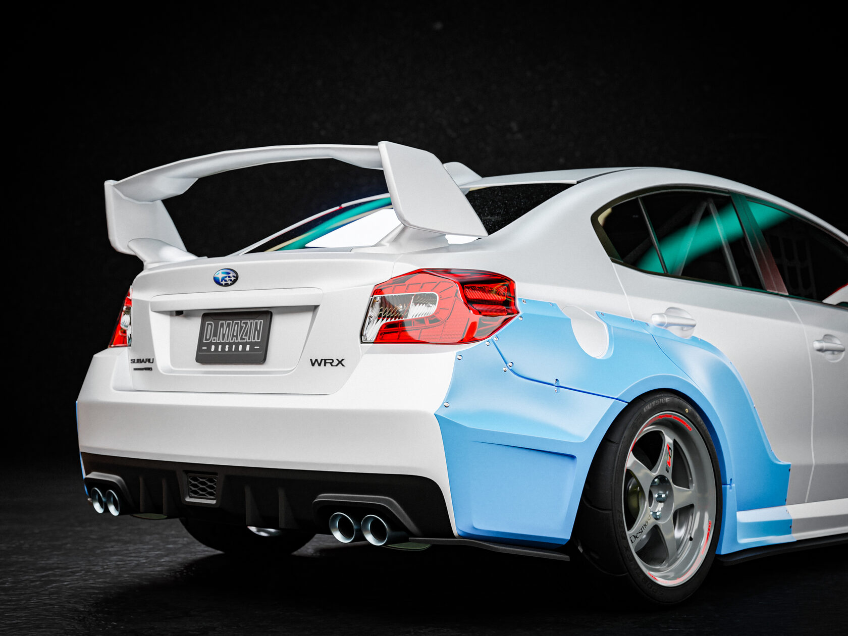 Full FENDERIST SPEC S kit / WIDE BODY KIT Subaru Impreza WRX STI 14-17