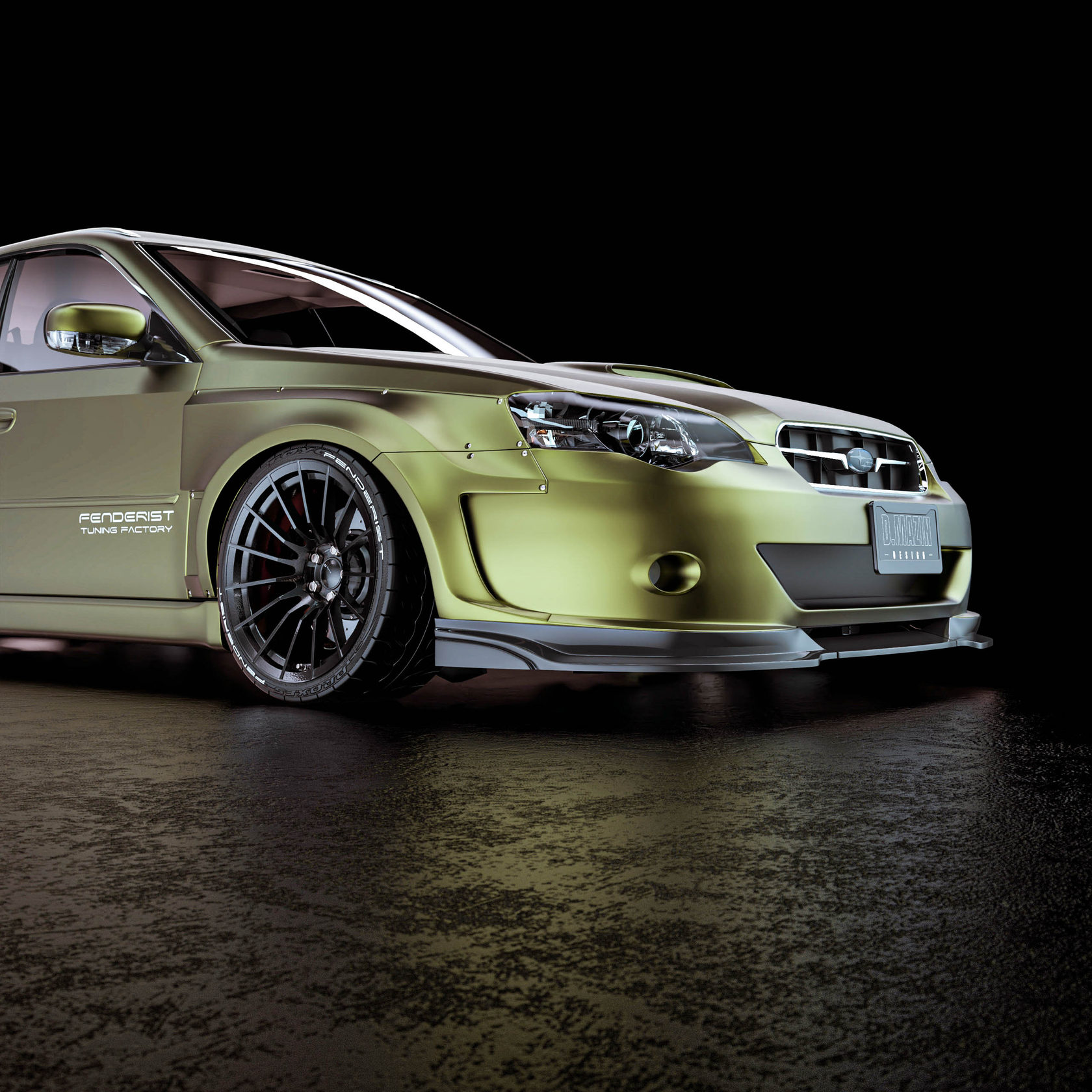 Front splitter SUBARU Legacy Wagon Type B 03-06