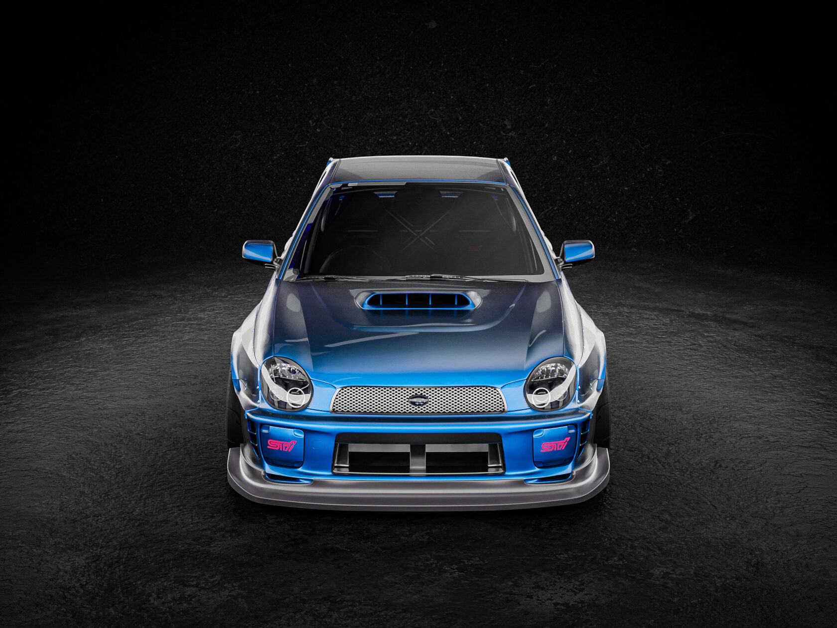 FENDERIST SPEC S Fender Flares Set / Wide Body Kit SUBARU IMPREZA WRX ...