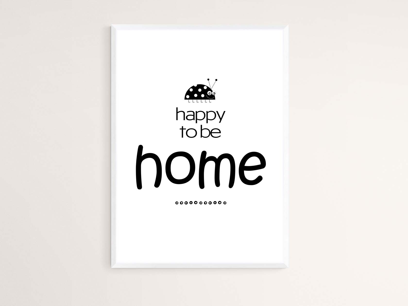 Постер Happy to be home