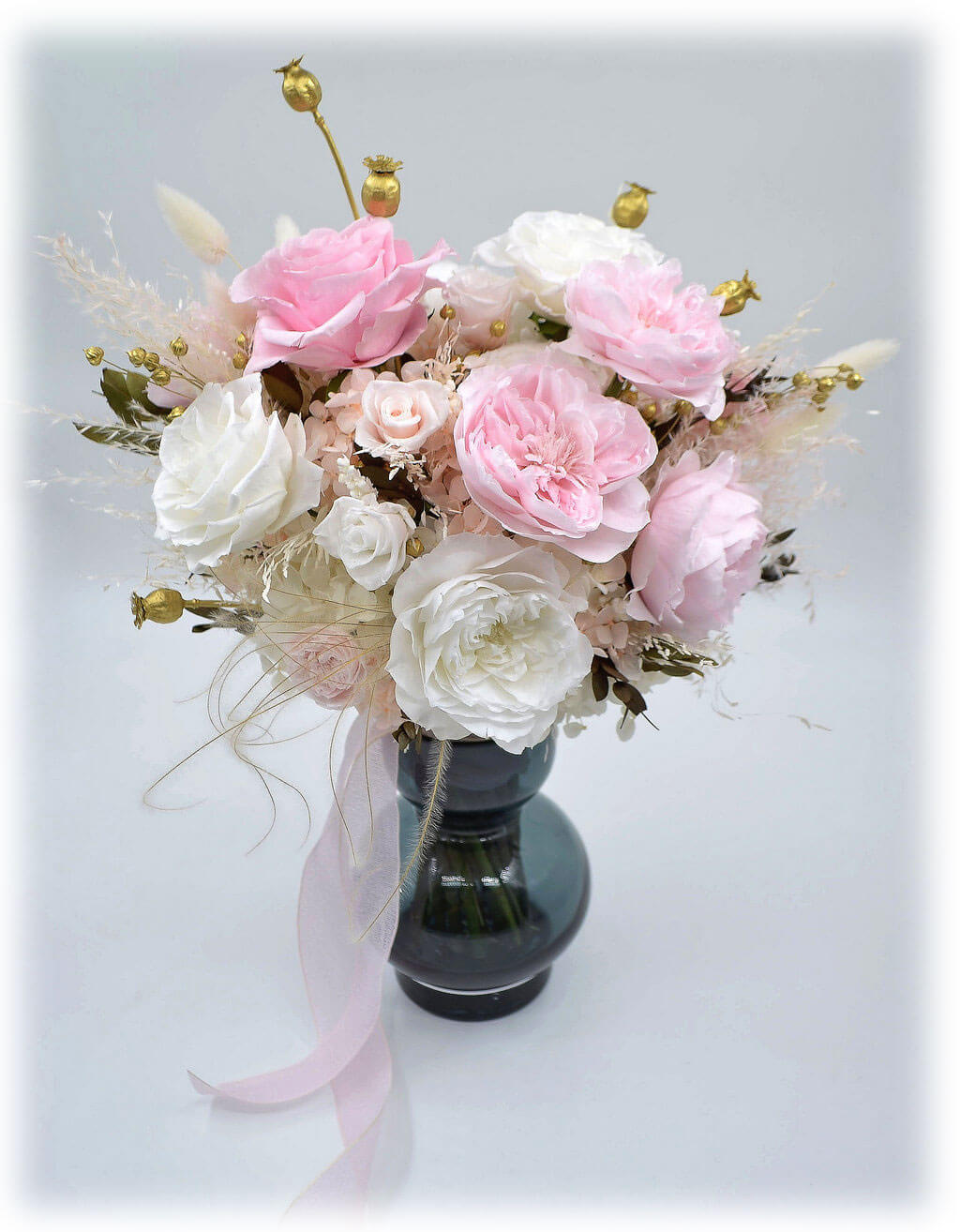 Купить букеты и композиции из стабилизированных цветов в СПБ с доставкой