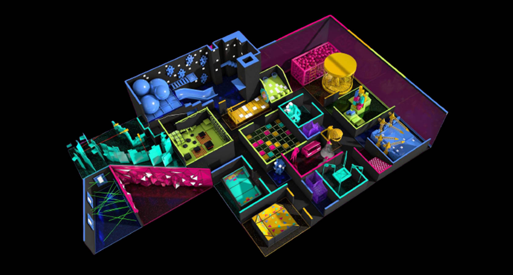 Laser tag Arenas. EN - Funconstructor.